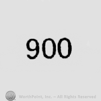 Mark with The number "900". | #37665
