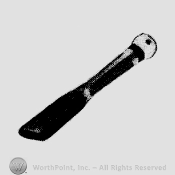 Mark with Glass pattern: No. 10; mustard paddle. | #376919