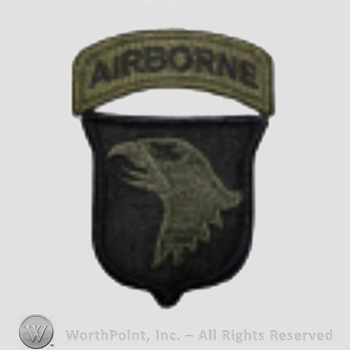 Mark with US Army Shoulder Sleeve Insignia: 101st | #377064