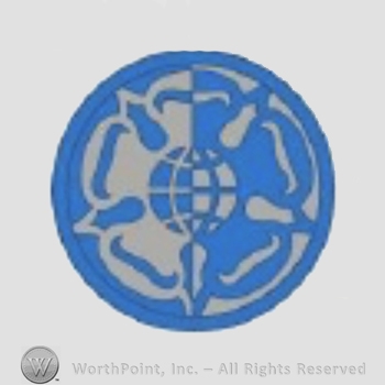 Mark with A circle, a globe and a shape like a | #377162