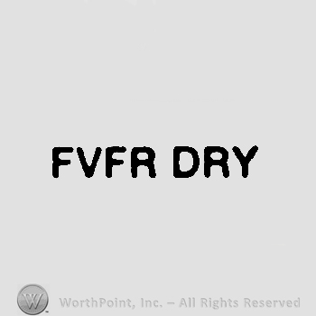 Mark with The text "FVFR DRY". | #37722