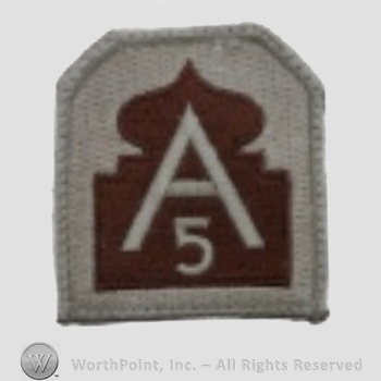 Mark with US Army Shoulder Sleeve Insignia: US | #377356