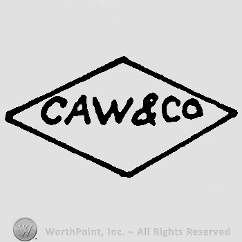 Mark with The text "CAW&CO" and a diamond. | #37736