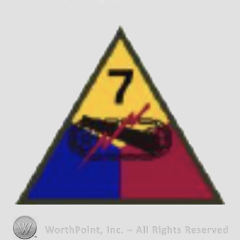 Mark with US Army Shoulder Sleeve Insignia: 7th | #377454