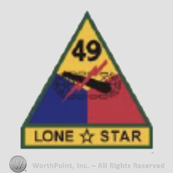 Mark with US Army Shoulder Sleeve Insignia: 49th | #377467