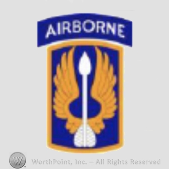 Mark with US Army Shoulder Sleeve Insignia: 18th | #377627