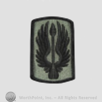 Mark with US Army Shoulder Sleeve Insignia: 18th | #377629