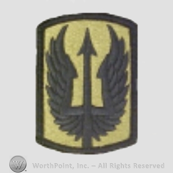 Mark with US Army Shoulder Sleeve Insignia: 185th | #377654
