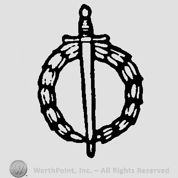 Mark with A laurel circle and a sword. | #37782