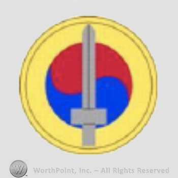 Mark with US Army Shoulder Sleeve Insignia: 175th | #377984