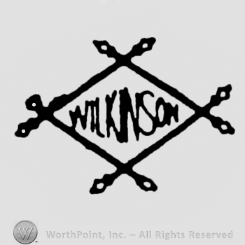 Mark with A diamond and the text "WILKINSON". | #37801