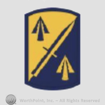 Mark with US Army Shoulder Sleeve Insignia: 158th | #378189