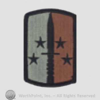 Mark with US Army Shoulder Sleeve Insignia: 189th | #378211