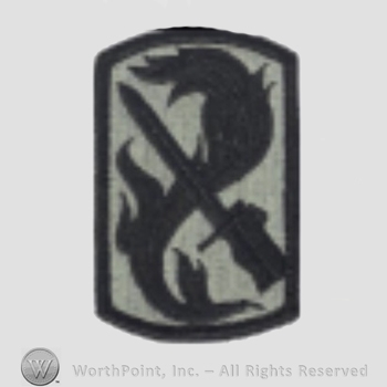 Mark with US Army Shoulder Sleeve Insignia: 198th | #378222