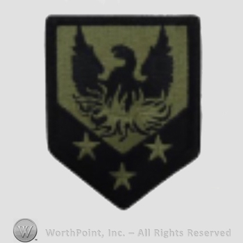 Mark with US Army Shoulder Sleeve Insignia: 110th | #378255