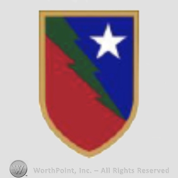 Mark with US Army Shoulder Sleeve Insignia: 136th | #378263