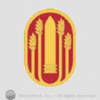 Mark with US Army Shoulder Sleeve Insignia: 196th | #378276