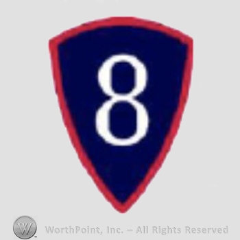 Mark with US Army Shoulder Sleeve Insignia: 8th | #378557