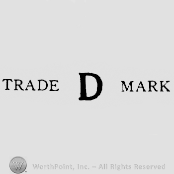 Mark with The text "TRADE D MARK". | #37869