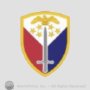 Mark with US Army Shoulder Sleeve Insignia: 406th | #379089