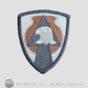 Mark with US Army Shoulder Sleeve Insignia: 734th | #379107