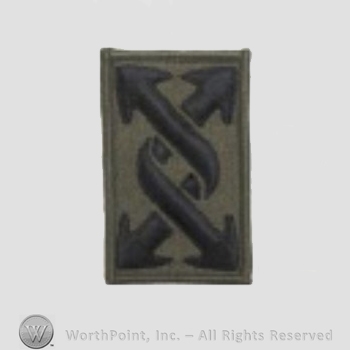 Mark with US Army Shoulder Sleeve Insignia: 143rd | #379142