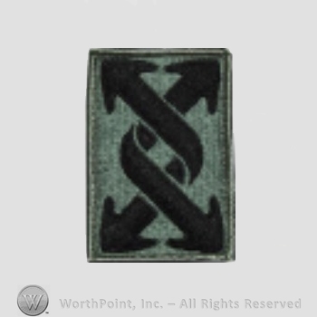 Mark with US Army Shoulder Sleeve Insignia: 143rd | #379144