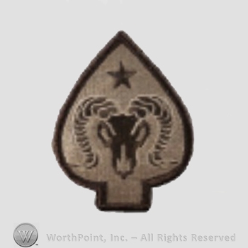 Mark with US Army Shoulder Sleeve Insignia: 17th | #379202