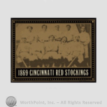 Mark with Cincinnati Reds sport logo: 1869 | #392457