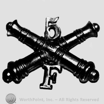 Mark with Insignia consisted of crossed cannons; | #393458