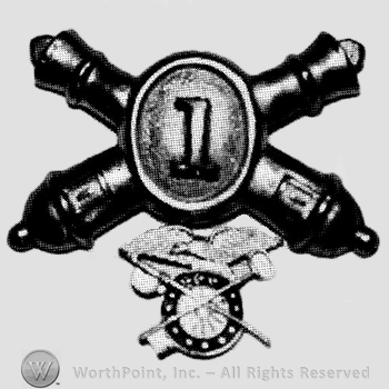 Mark with Insignia consisted of crossed cannons | #393469