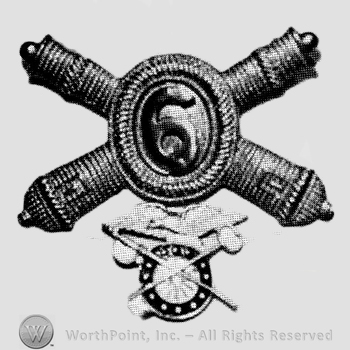 Mark with Insignia consisted of crossed cannons | #393470