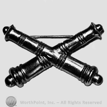 Mark with Insignia consisted of crossed cannons. | #393509