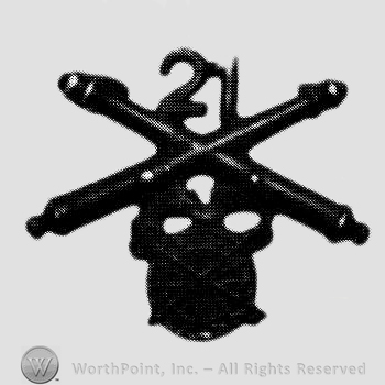 Mark with Insignia consisted of crossed cannons | #393628