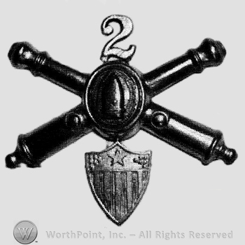 Mark with Insignia consisted of crossed cannons | #393640