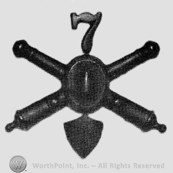 Mark with Insignia consisted of crossed cannons | #393643