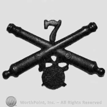 Mark with Insignia consisted of crossed cannons, | #393659