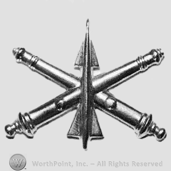 Mark with Insignia consisted of crossed cannon | #393732