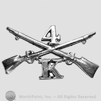 Mark with Insignia consisted of crossed rifles, | #394066