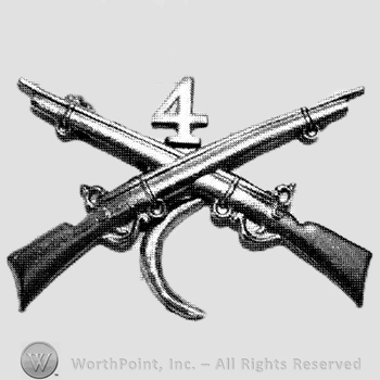 Mark with Insignia consisted of crossed rifles, | #394091