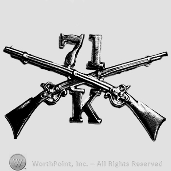 Mark with Insignia consisted of crossed rifles, | #394093