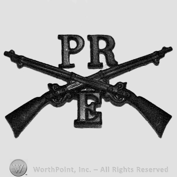 Mark with Insignia consisted of crossed rifles, | #394115