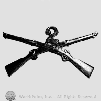 Mark with Insignia consisted of crossed rifles | #394140