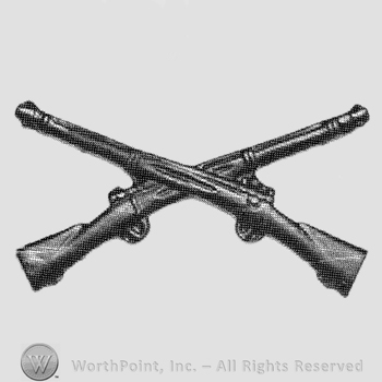 Mark with Insignia consisted of crossed rifles. | #394230