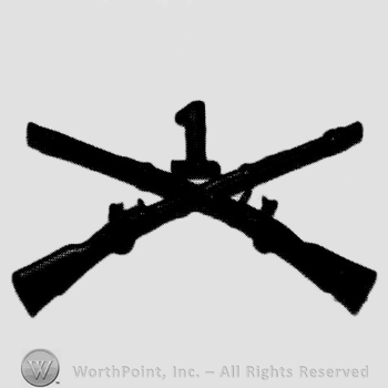 Mark with Insignia consisted of crossed rifles | #394306