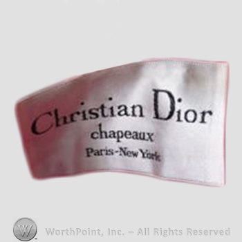 Mark with Clothing label : Christian Dior. | #402935