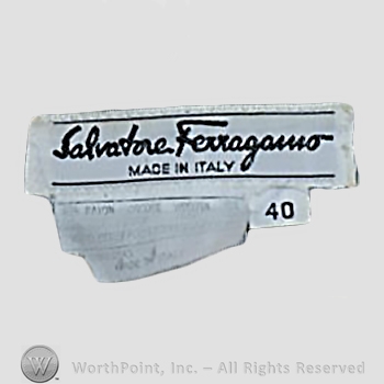 Mark with Clothing label : Salvatore Ferragamo. | #402953