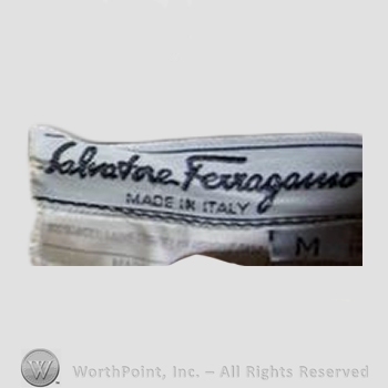 Mark with Clothing label : Salvatore Ferragamo. | #402961