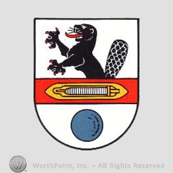 Mark with Shield with half of rampant beaver,a | #412920