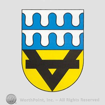 Mark with Shield with heraldic waves and a | #413292